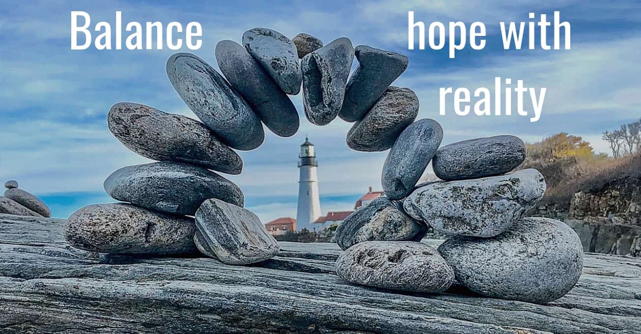 How should you balance positive thinking and realism? - Play In The Zone